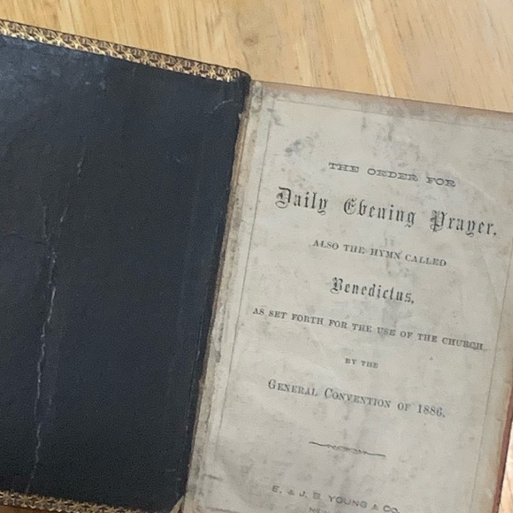 Antique | Other | Antique Prayer Book From 886 Daily Evening Prayer ...